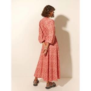 Kivari | Dresses | New Kivari Zahara Maxi Dress In Red Ikat | Poshmark